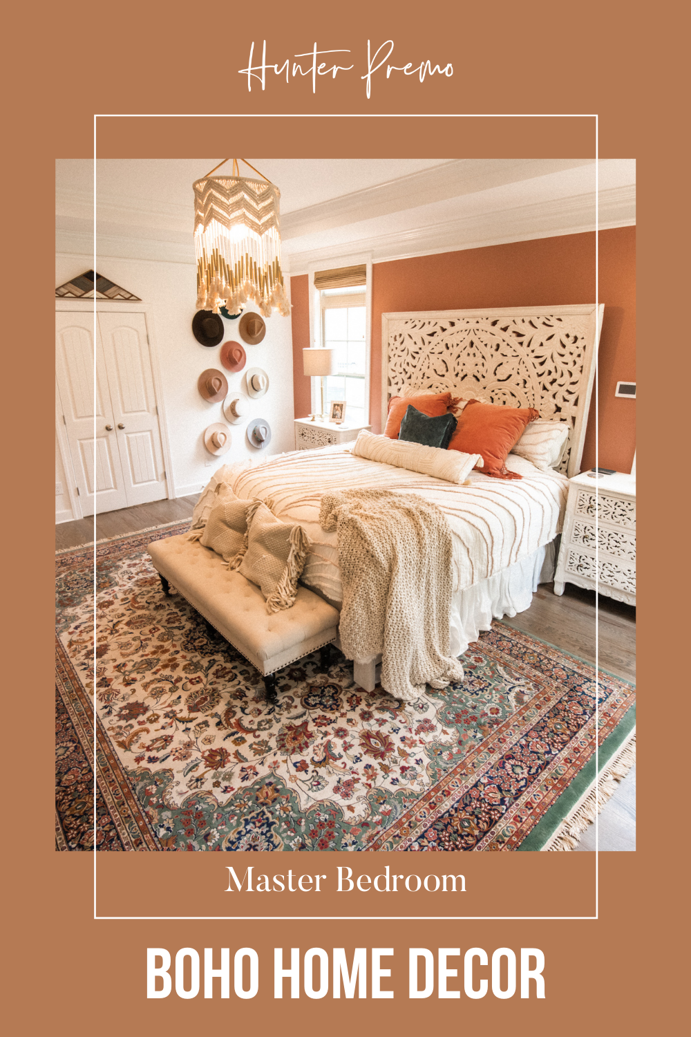 Boho Inspired Master Bedroom | #PremoHome – Hunter Premo