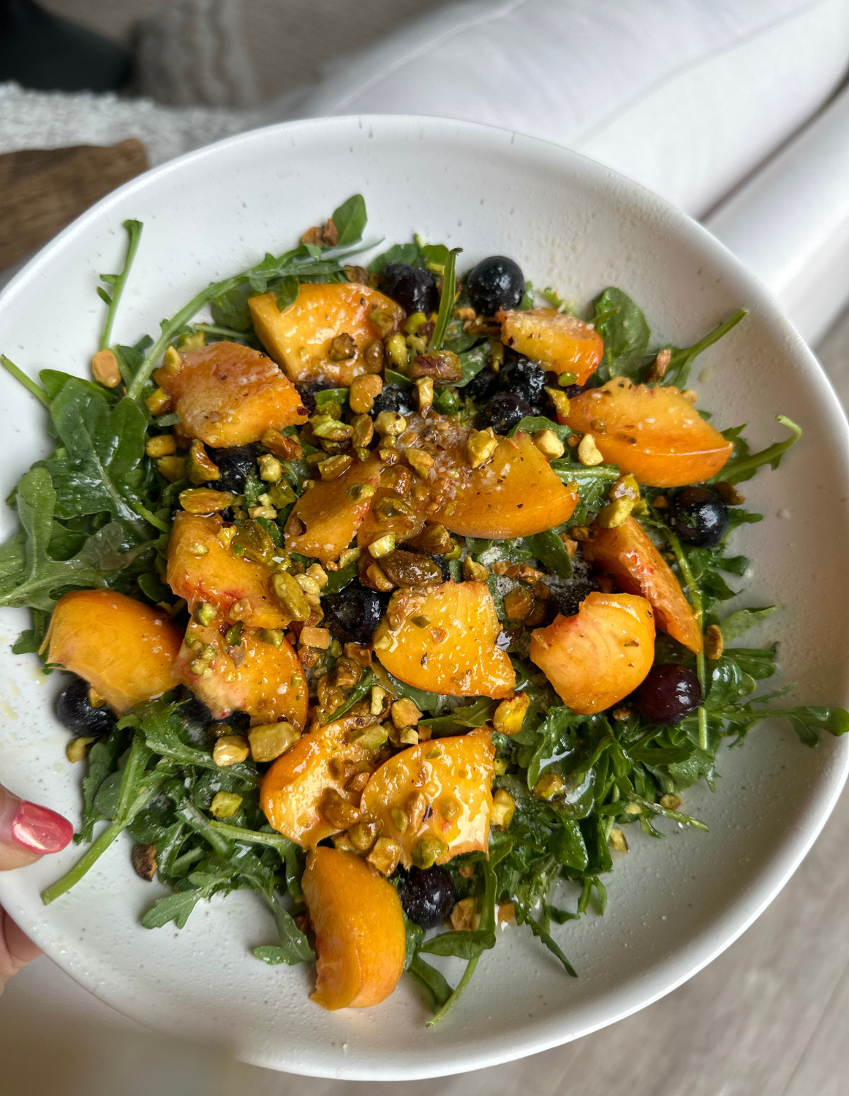 SUMMER PEACH SALAD RECIPE – Hunter Premo